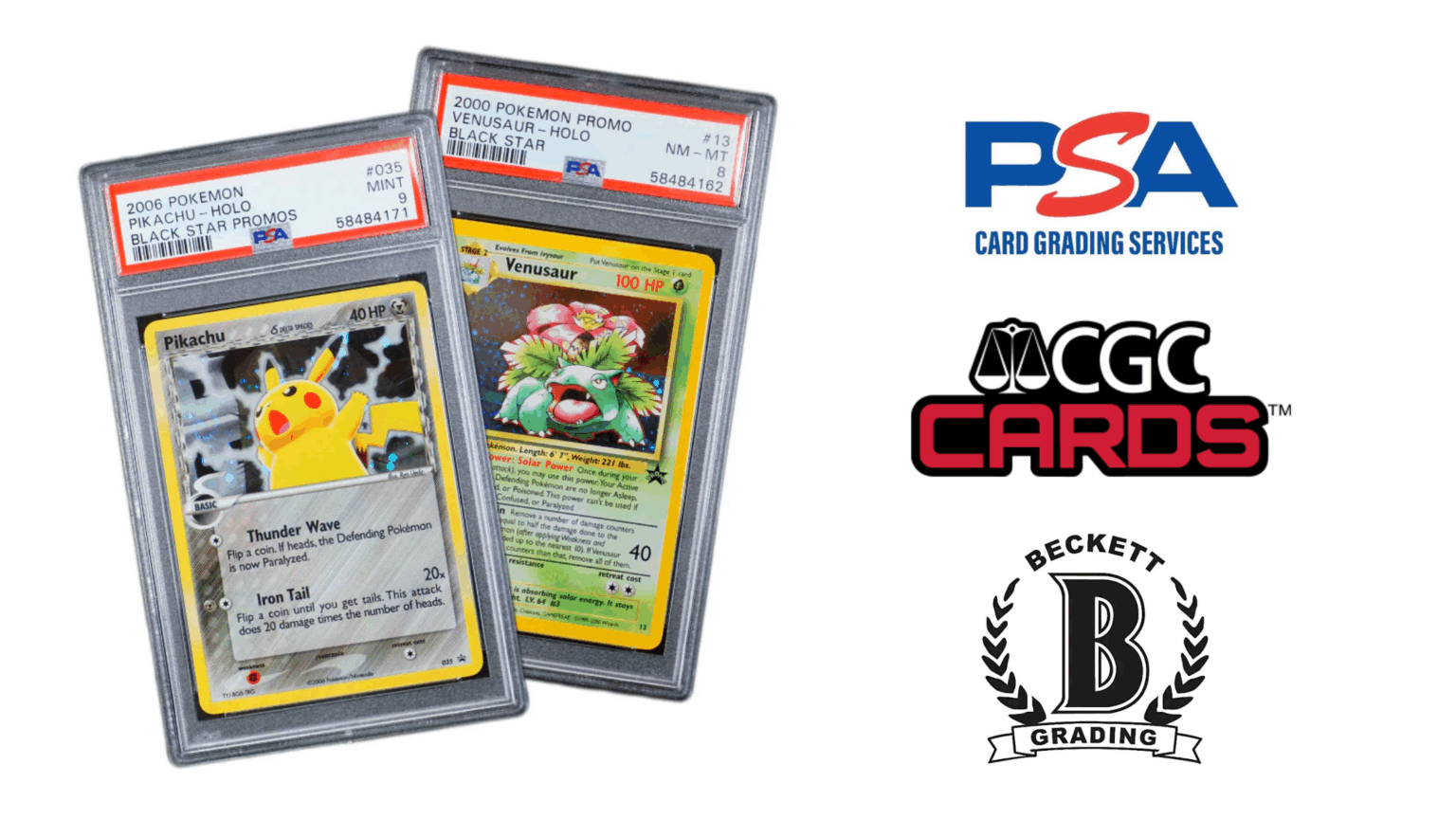 PSA, CGC oder BGS? Der große Grading Vergleich 2025 - Pokémon TCG Insider